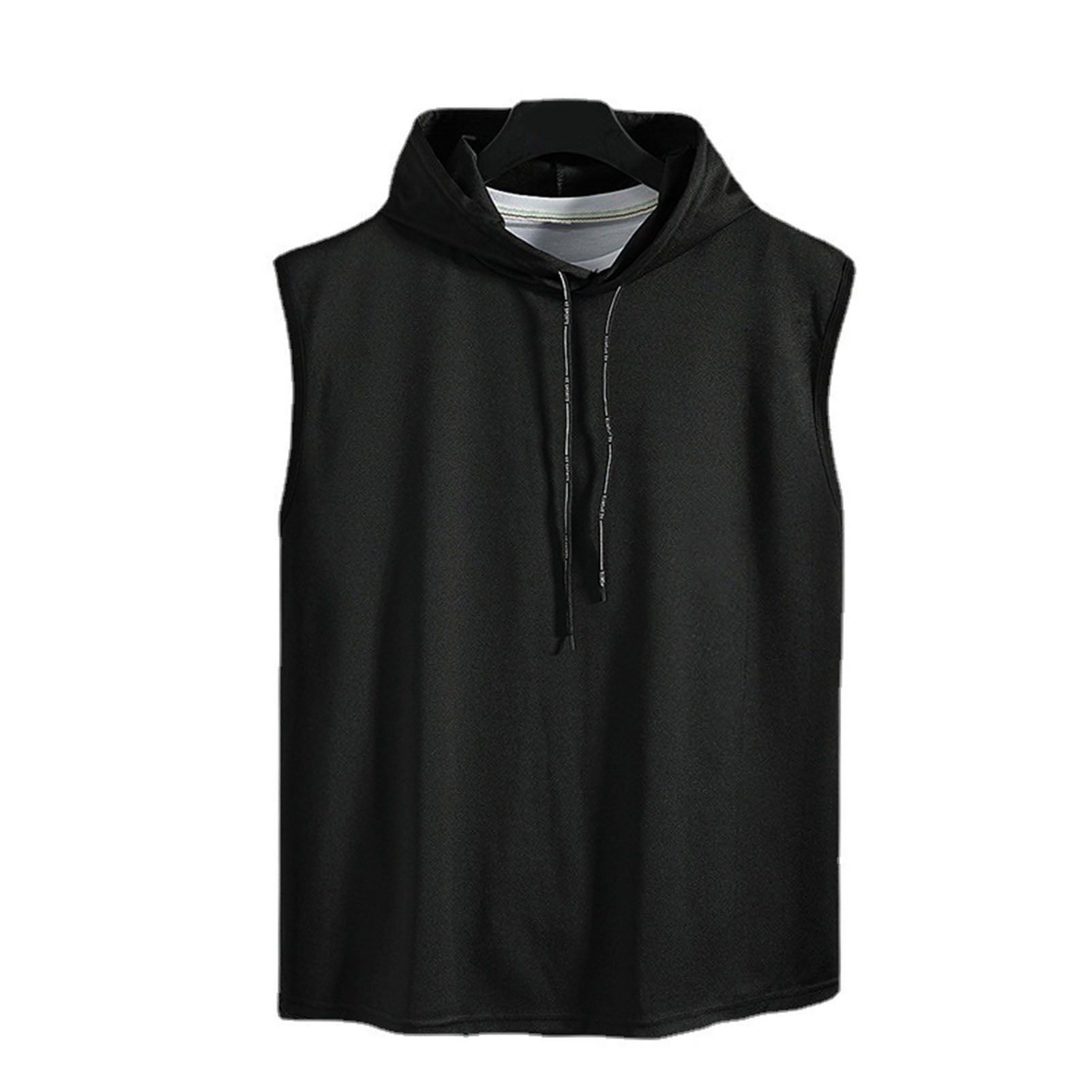 Click here for Fyydes Men Sleeveless Hoodie  Skin Friendly Elasti... prices