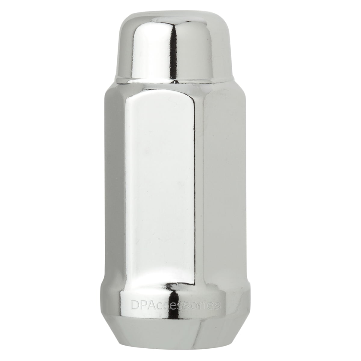 One (1) Chrome 14x2 Closed End XL Bulge Acorn Lug Nut for Aftermarket ...