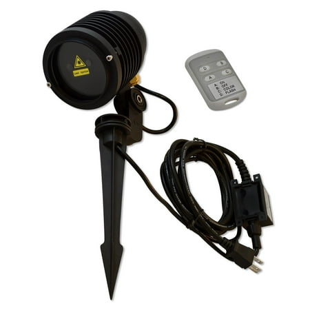 GardenHOME Two-Color Revolving Laser Lights with Wireless Remote ...