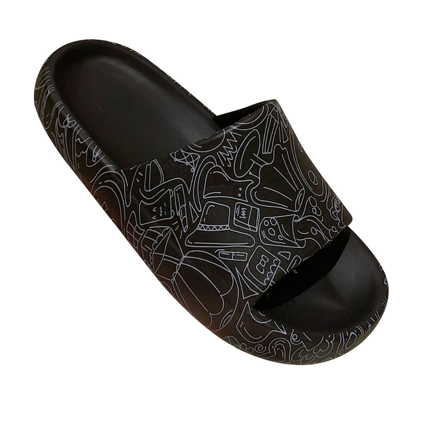 Click here for Jsaierl Cloud Slides For Women Cute Cartoon Print... prices