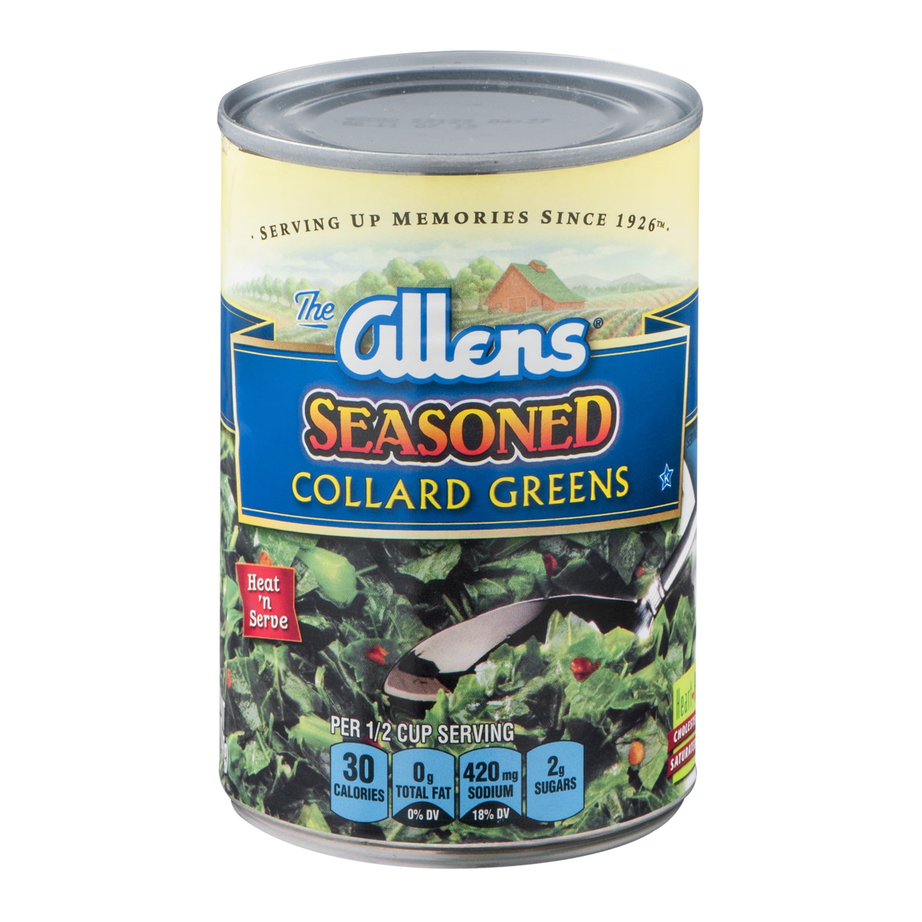 Allens Seasoned Collard Greens, Canned Vegetables, 14.5 oz - Walmart ... Allens Seasoned Collard Greens, Canned Vegetables, 14.5 oz - Walmart ...