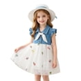 6M-3T Baby Girl Summer Matching Outfit Set Soft Sleeveless Denim Floral ...