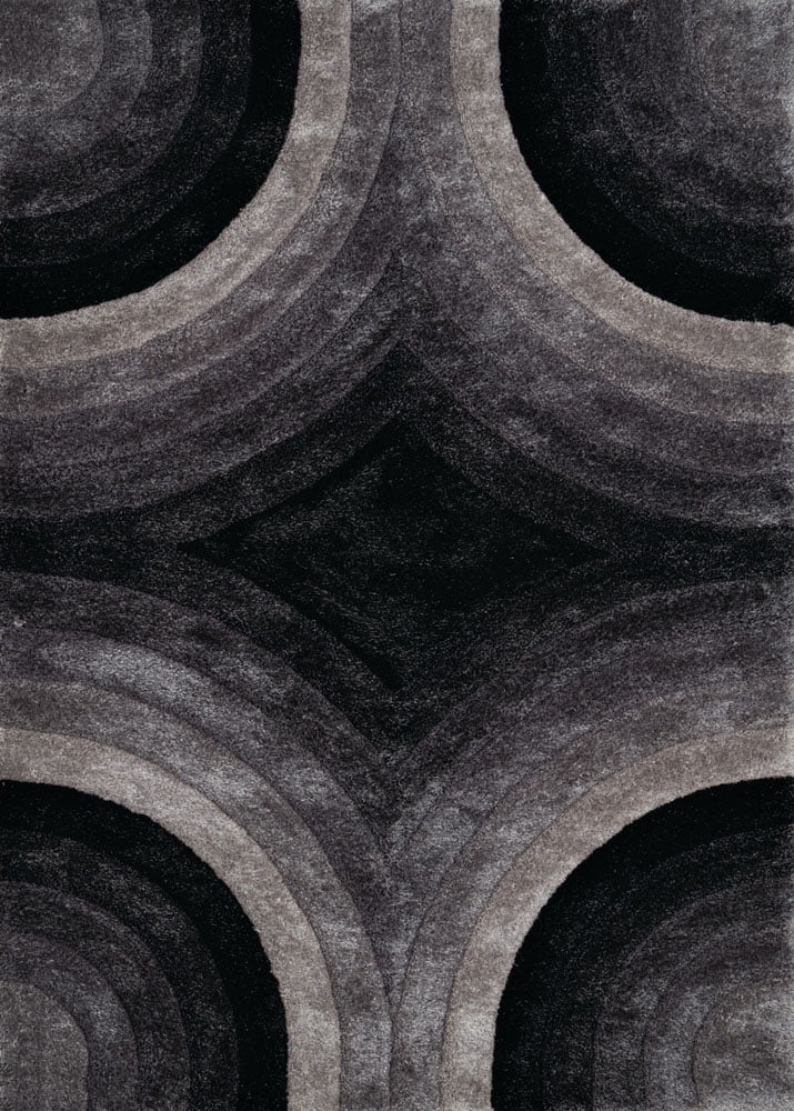 United Weavers Finesse Area Rug 2100-20270 Astral Black Angled Corners ...