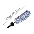 2026 Long Handle Microfiber Wheel Barrel Brush, Black Car Wheel ...