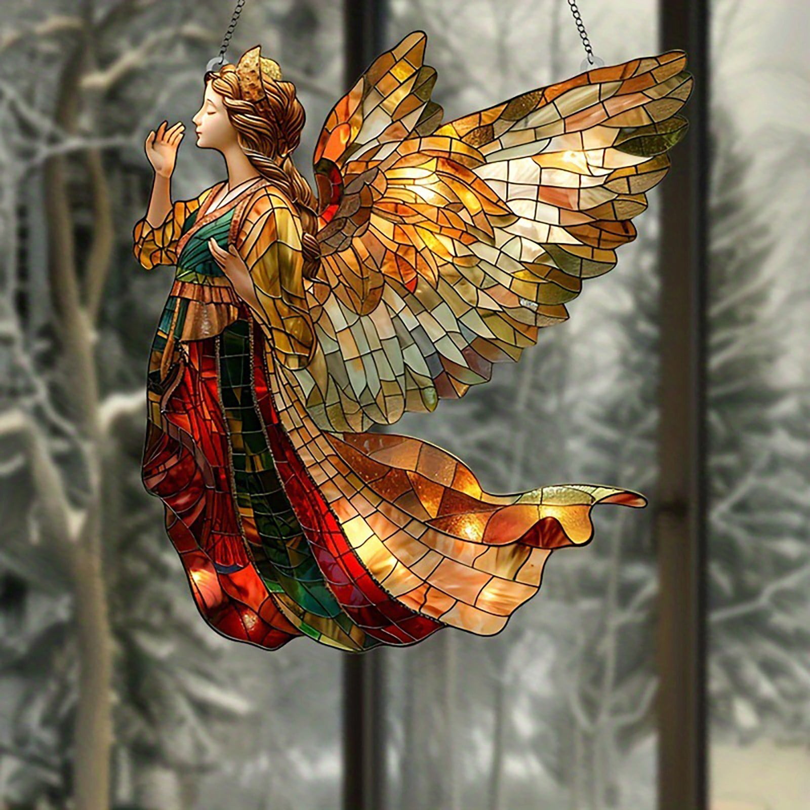 Click here for Bgckmycom Magical Winged Decorative Glass Acrylic... prices