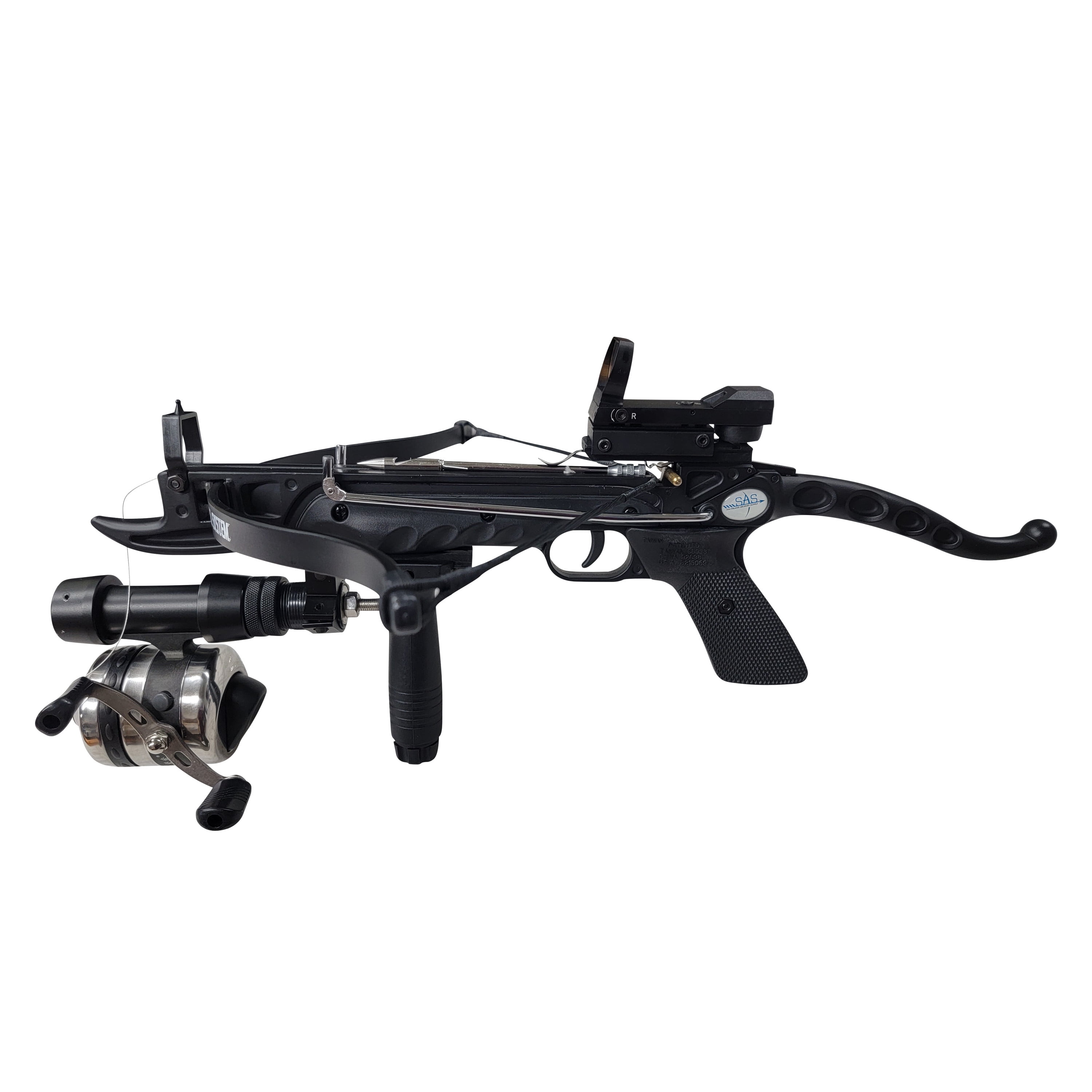 SAS Prophecy 80 Pound Self-cocking Crossbow Red Dot Scope Bowfishing ...