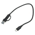 2 in 1 USB C Cable USB3.0 C to Type-C Cable USB-A/C to C 10Gbps Data ...