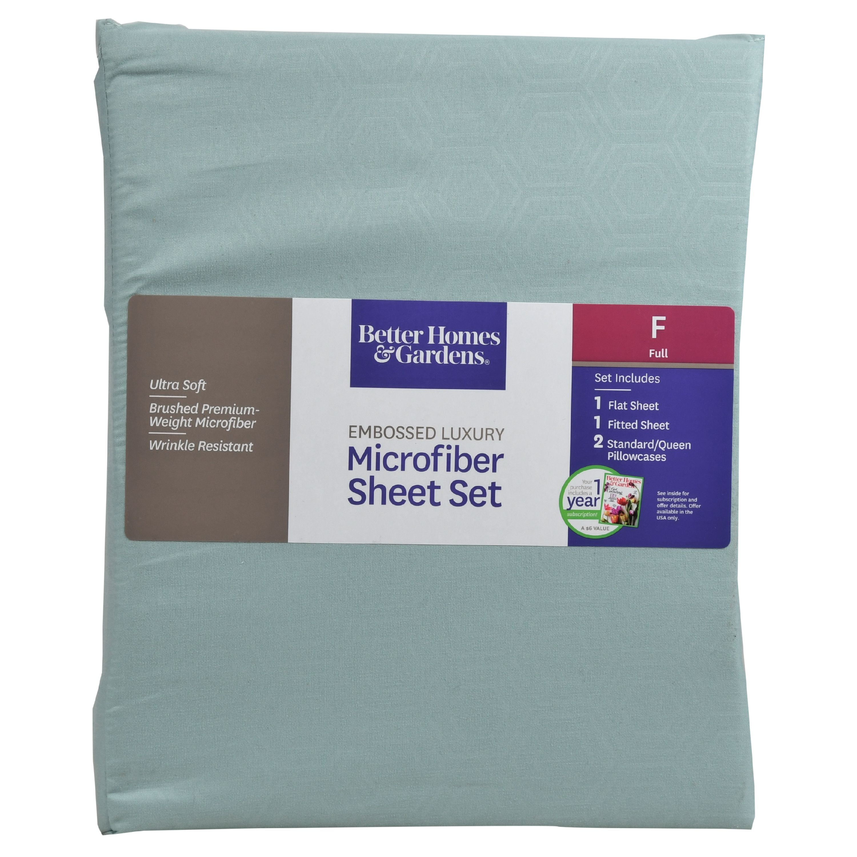 Better Homes And Gardens Luxury Microfiber Sheet Set
