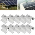 10 Pcs Solar Middle Clamp for 25-50mm Panels, 3.5mm Thick Aluminum ...