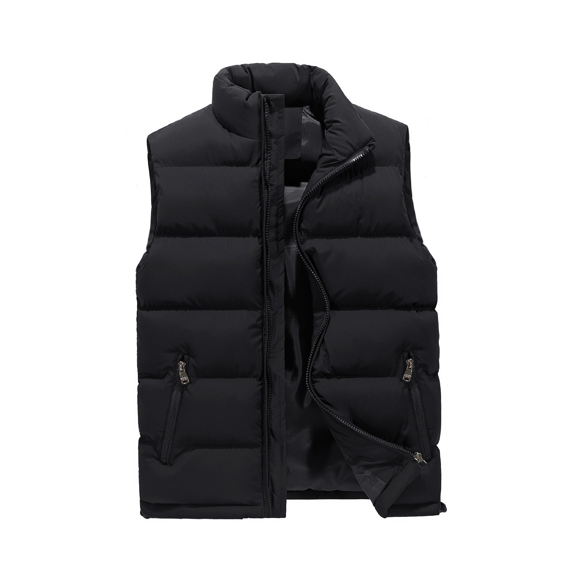 Click here for Tenmix Men Full Zip Waistcoat Regular Fit Winter W... prices