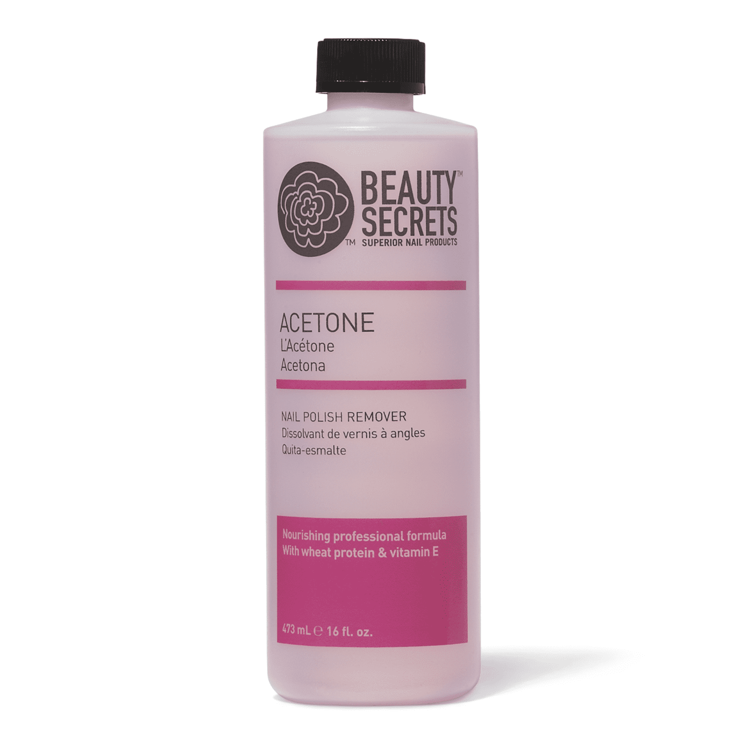 Beauty Secrets Acetone Nourishing Nail Polish Remover, 16 Oz - Walmart.com