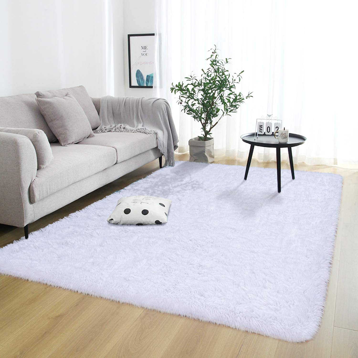 Super Soft Fluffy Nursery Rug for Kids Teens Room Comfy Cute Floor ...