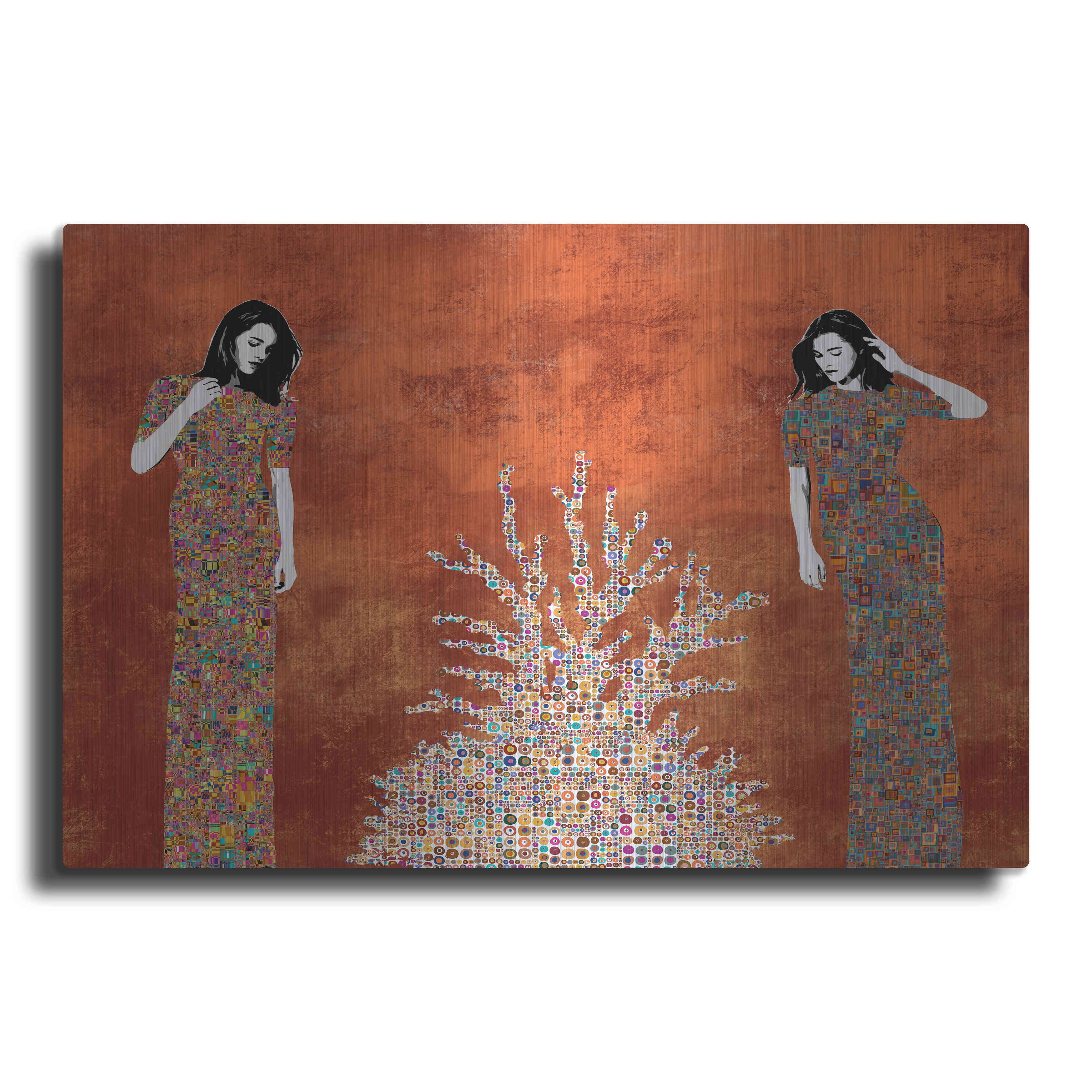 Luxe Metal Art 'La Fuente by Jose Cacho Metal Wall Art, 36"x24 ...