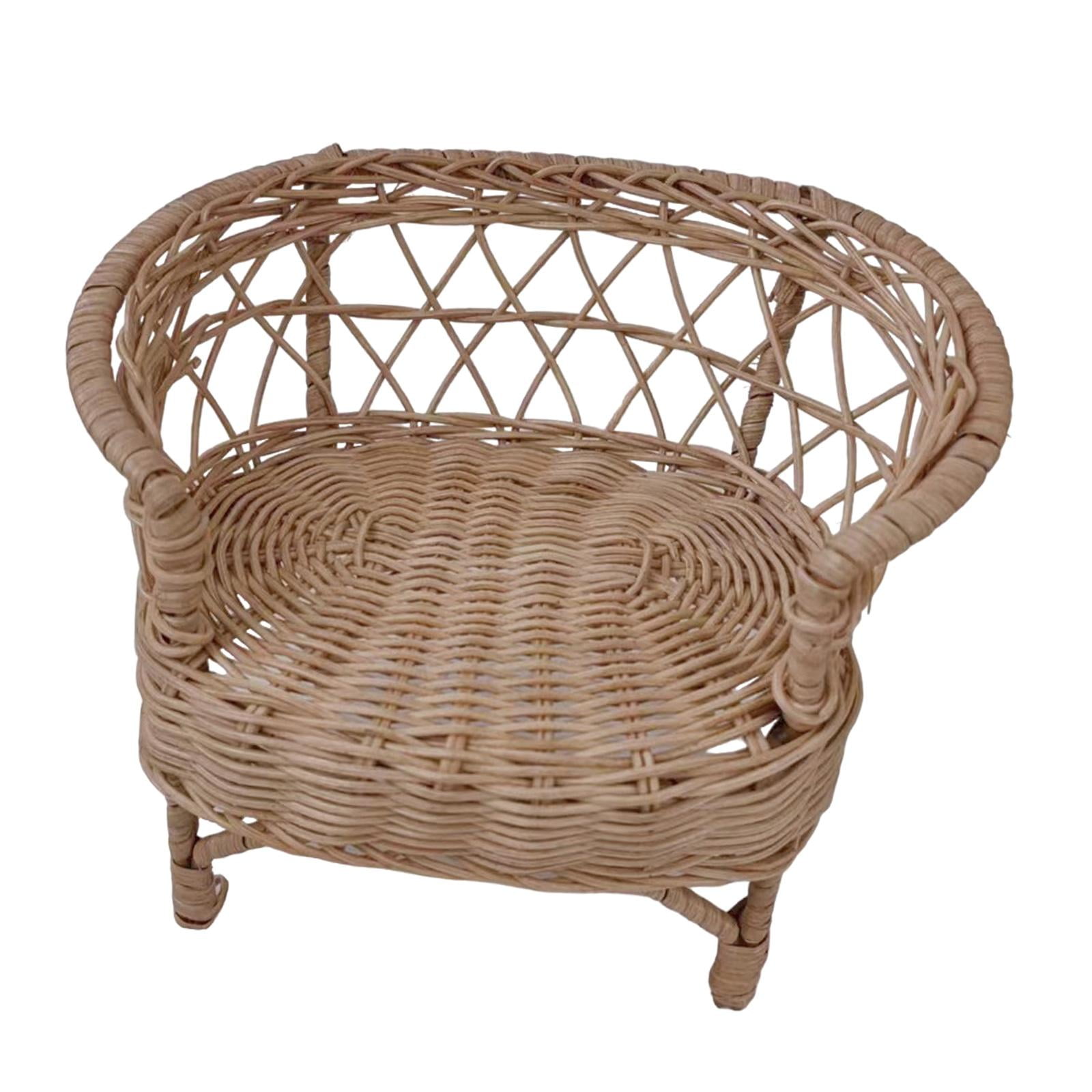 Click here for Yinanstore 1/12 Dollhouse Rattan Chair Miniature M... prices