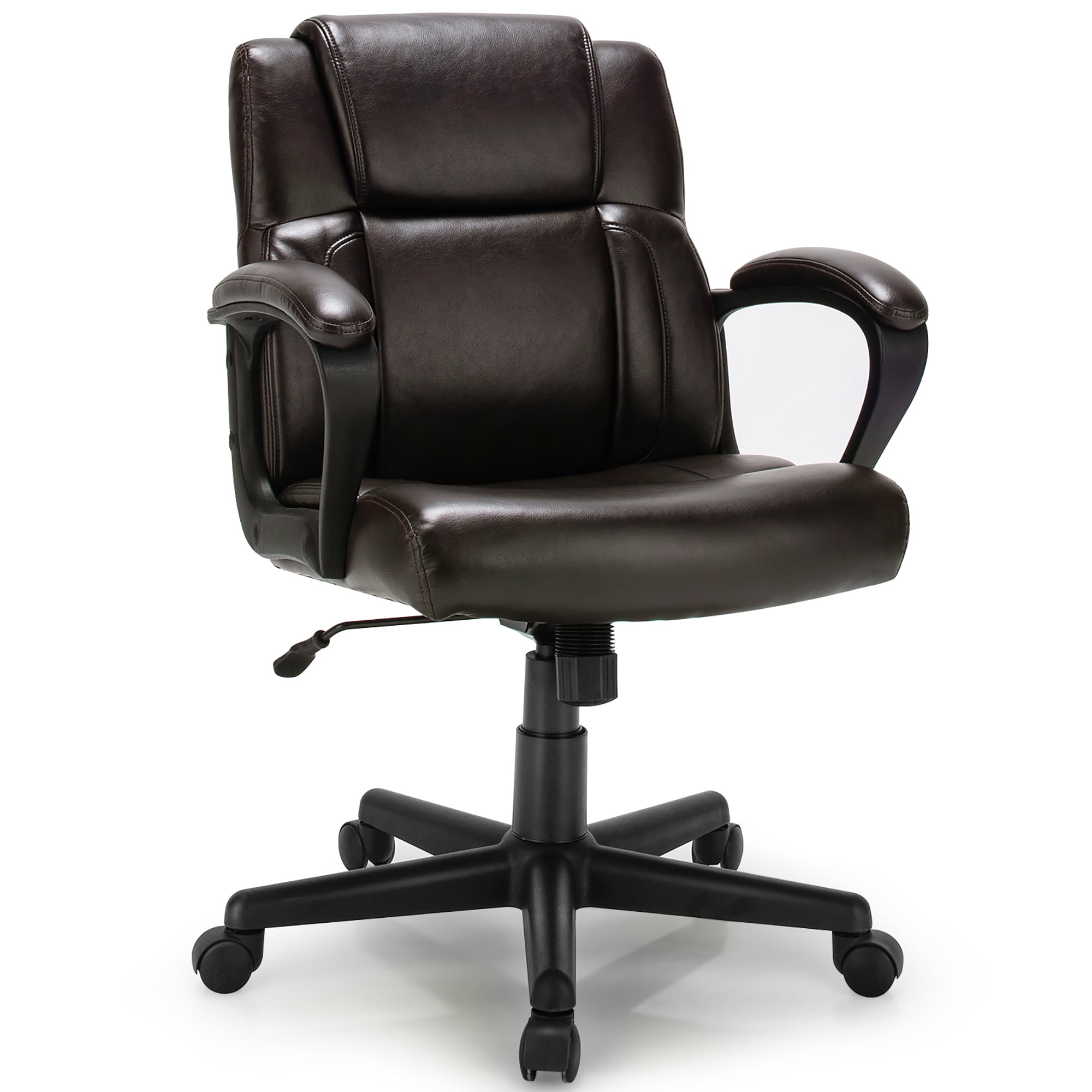 Click here for Costway Executive Leather Office Chair Adjustable... prices