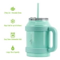 Reduce Vacuum Insulated Stainless Steel Cold1 Mug with Lid and Straw ...