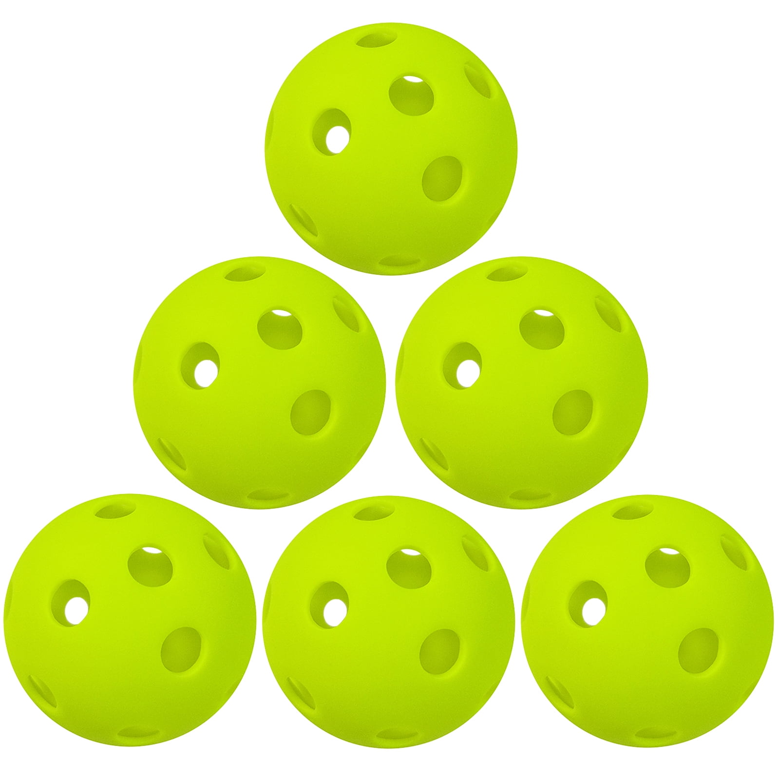 Click here for Lixada 6 Packs 26 Holes Indoor Pickleball Balls Fo... prices