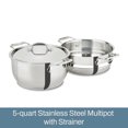 All-Clad Gourmet Accessories, Stainless Steel Steamer, 5 quart ...