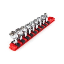 TEKTON 3/8 Inch Drive Shallow and Deep 12-Point Socket Set with Rails ...