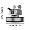 EcoNest Solar Powered Rotating Tank Car Air Decoration Silent Vehicle ...