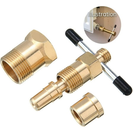 0.5 Inch & 0.75 Inches Olive Remover Puller Tool, Solid Brass Copper ...