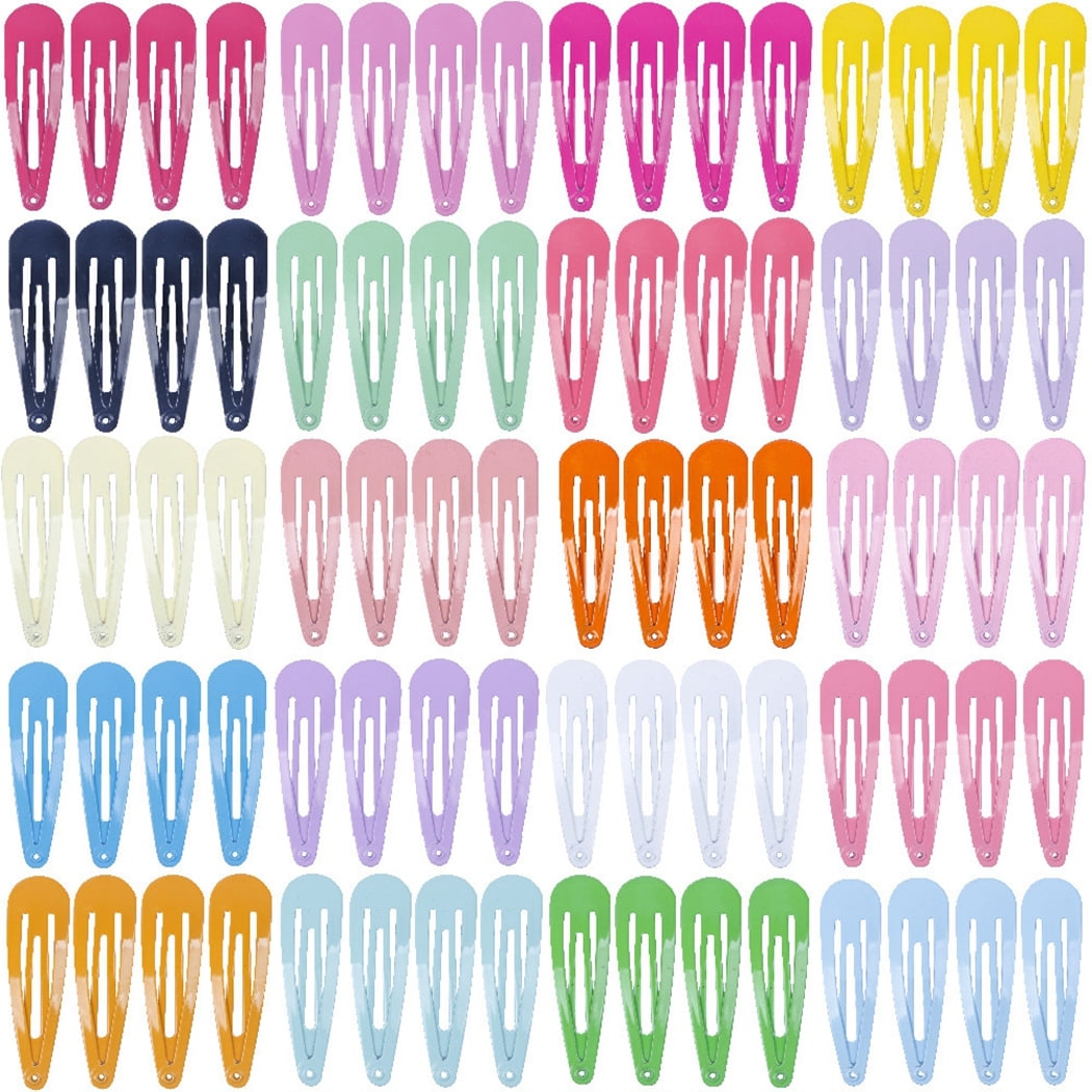 Click here for Mo Brand Snap Hair Clips Colorful 80pcs Metal Hair... prices