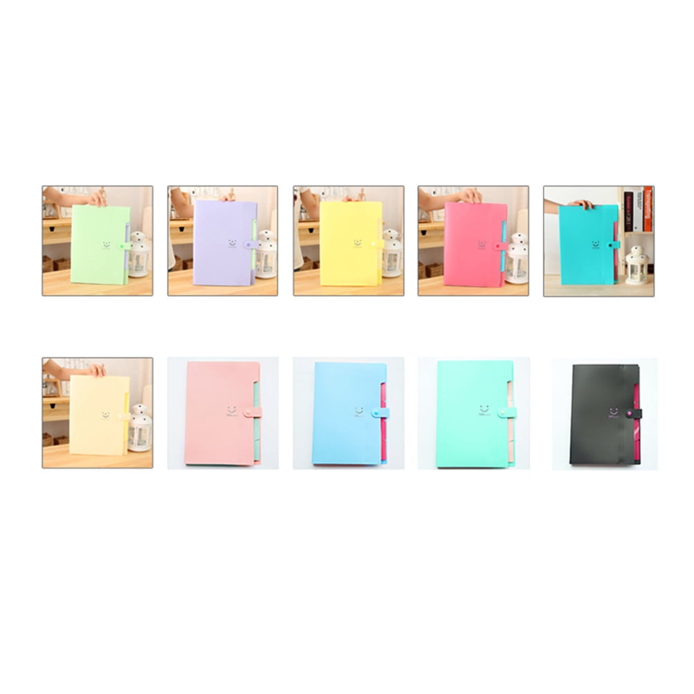 Buy OUNONA 5 Pockets Plastic Expanding File Folders A4 Letter Size Snap ... Buy OUNONA 5 Pockets Plastic Expanding File Folders A4 Letter Size Snap ...