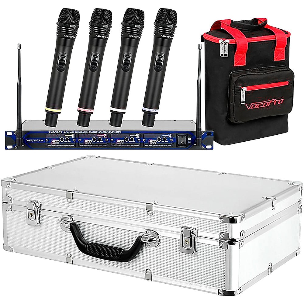 Vocopro UHF580510 4 Ch Wireless Mic System - Walmart.com