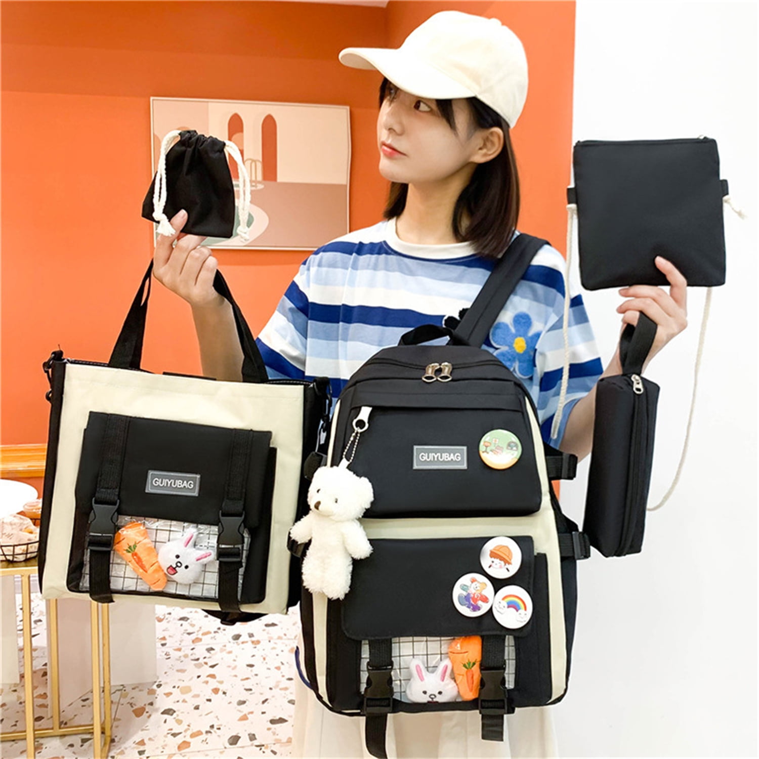 Canvas Backpack For Teenage Girls