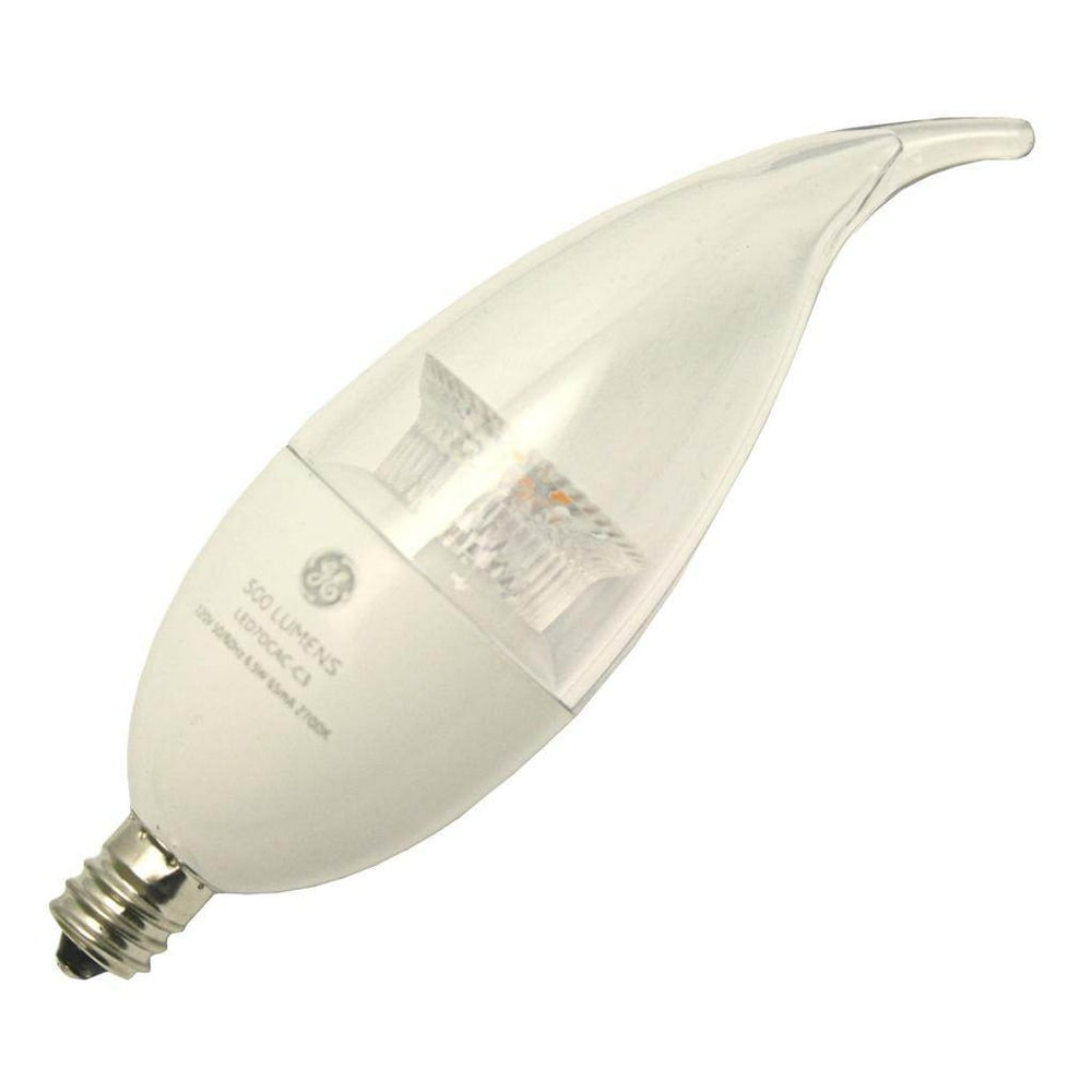 GE 21233 - LED7DCAC-C3/827 Candle Tip LED Light Bulb - Walmart.com ...