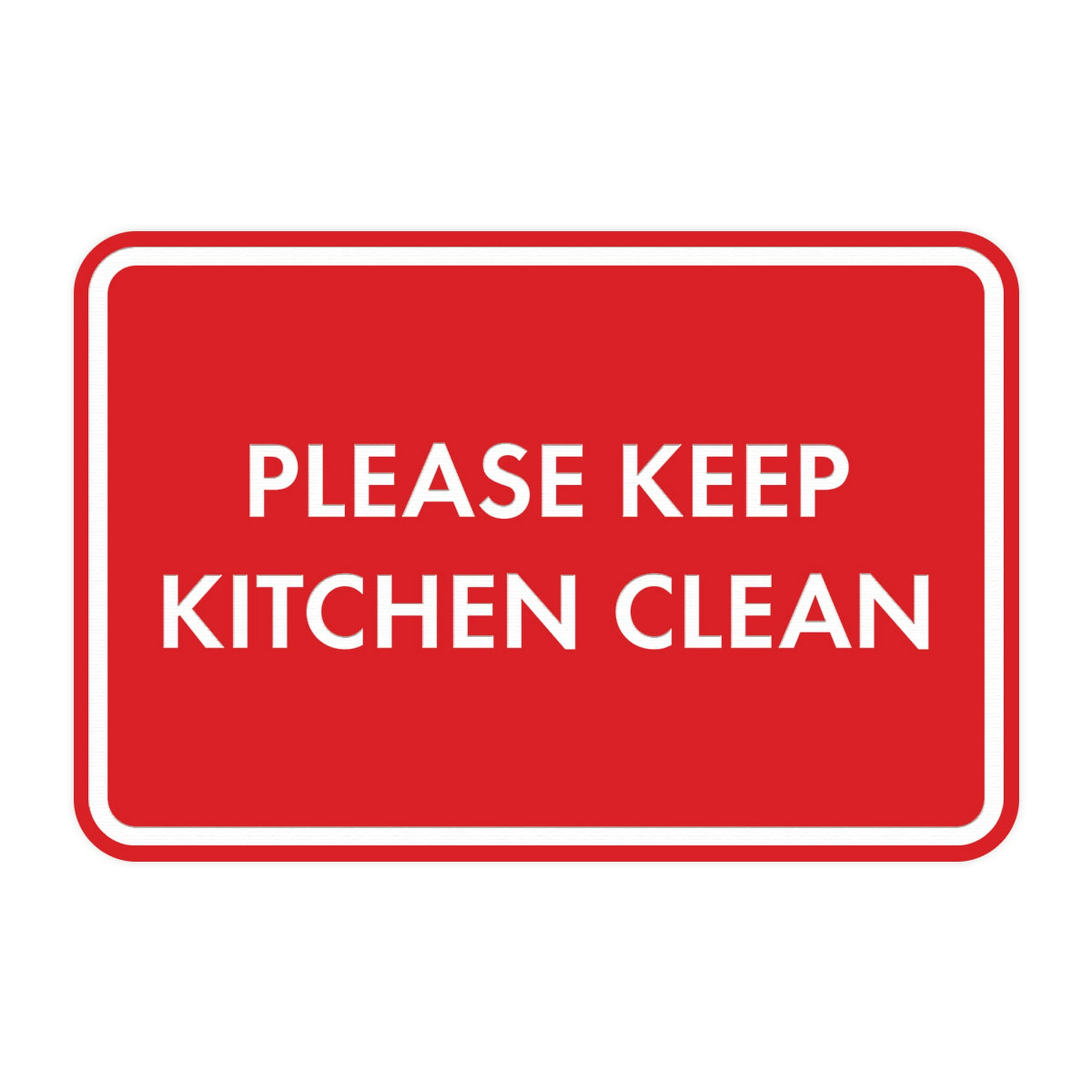 Keep Kitchen Clean Sign