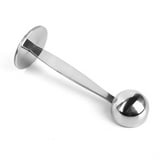 Stainless Steel Stand Tamper Spoon Tools 2 In 1 Coffee Scoop Portable ...