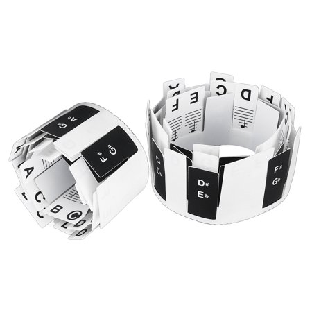 Piano Keyboard Sticker, Clear Print Piano Keyboard Label 2 Set 88 Key ...