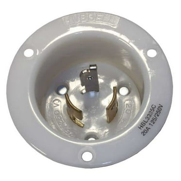 Hubbell HBL26CM13 Yellow 30A 125V Twist Lock Connector Body - Walmart.com