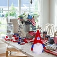 Blue Red Cotton Patriotic Gnome for Fourth of July Door Decor ...
