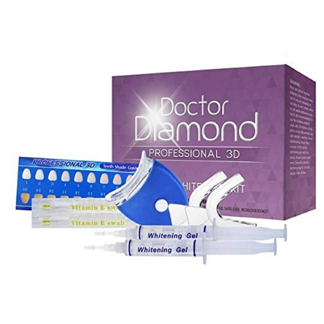 Dr. Diamond Complete Professional 3D At-Home Teeth Whitening Kit Deluxe ...