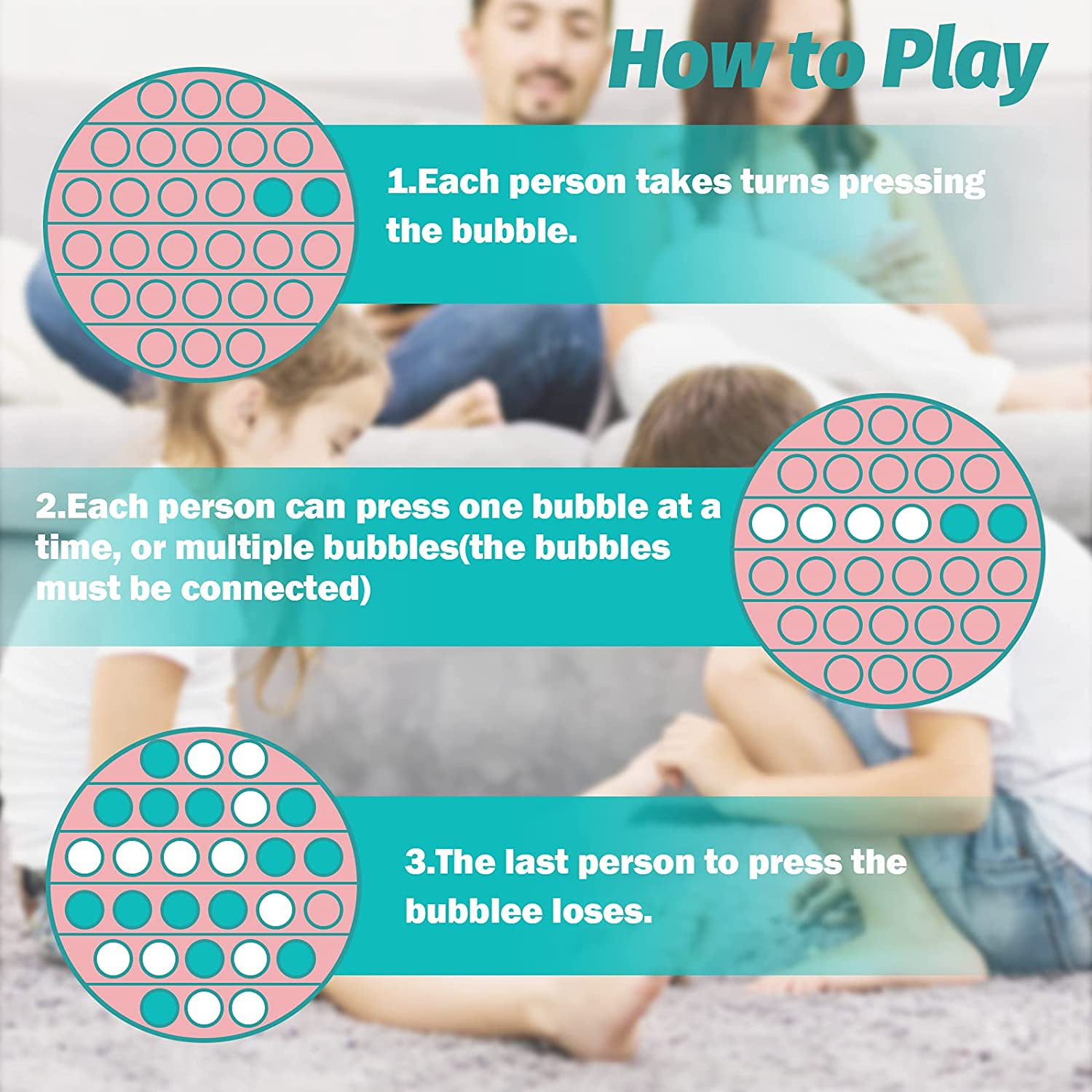 Buy 4 Pack) Pop It Fidget Toys Pop Its Fidgets Kids Toys Fidget Toy ...