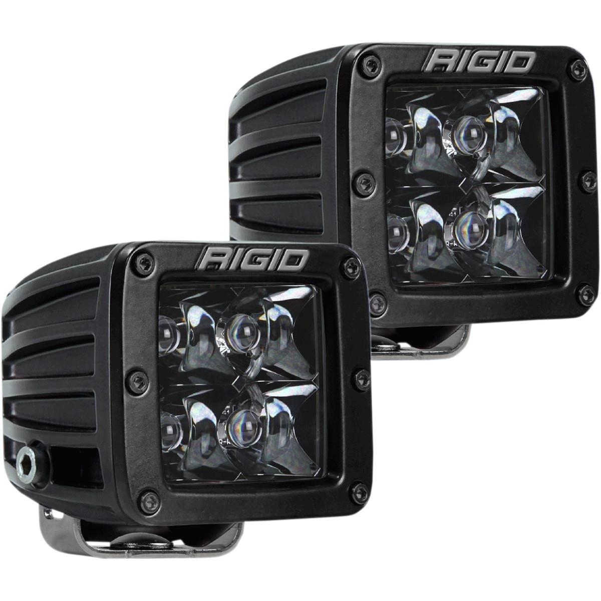 RIGID Industries 202213BLK D-Series Midnight Edition Spotlight - Pair ...