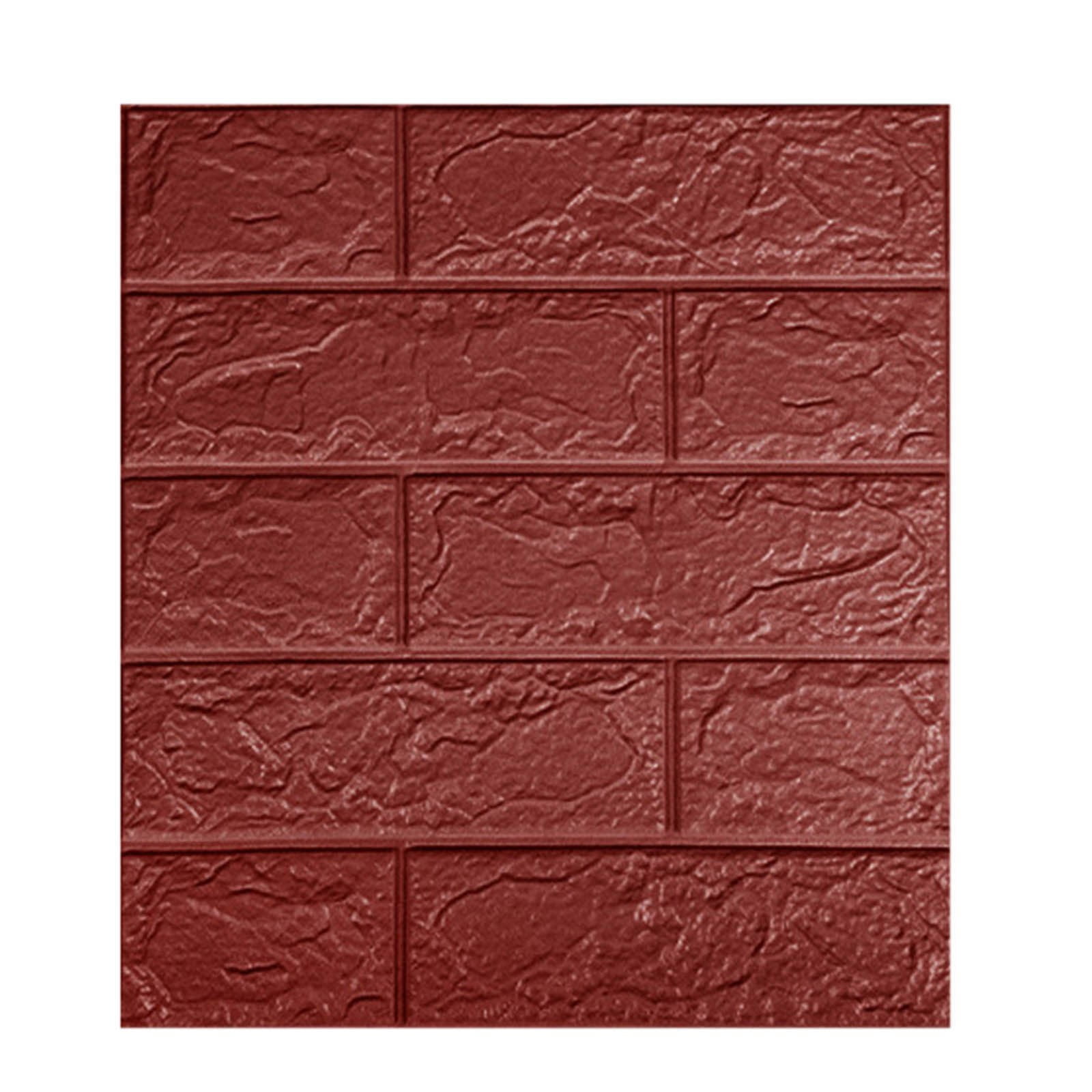 3D Brick Wallpaper Peel and Stick Wallpaper Multicolor Brick Wallpaper ...