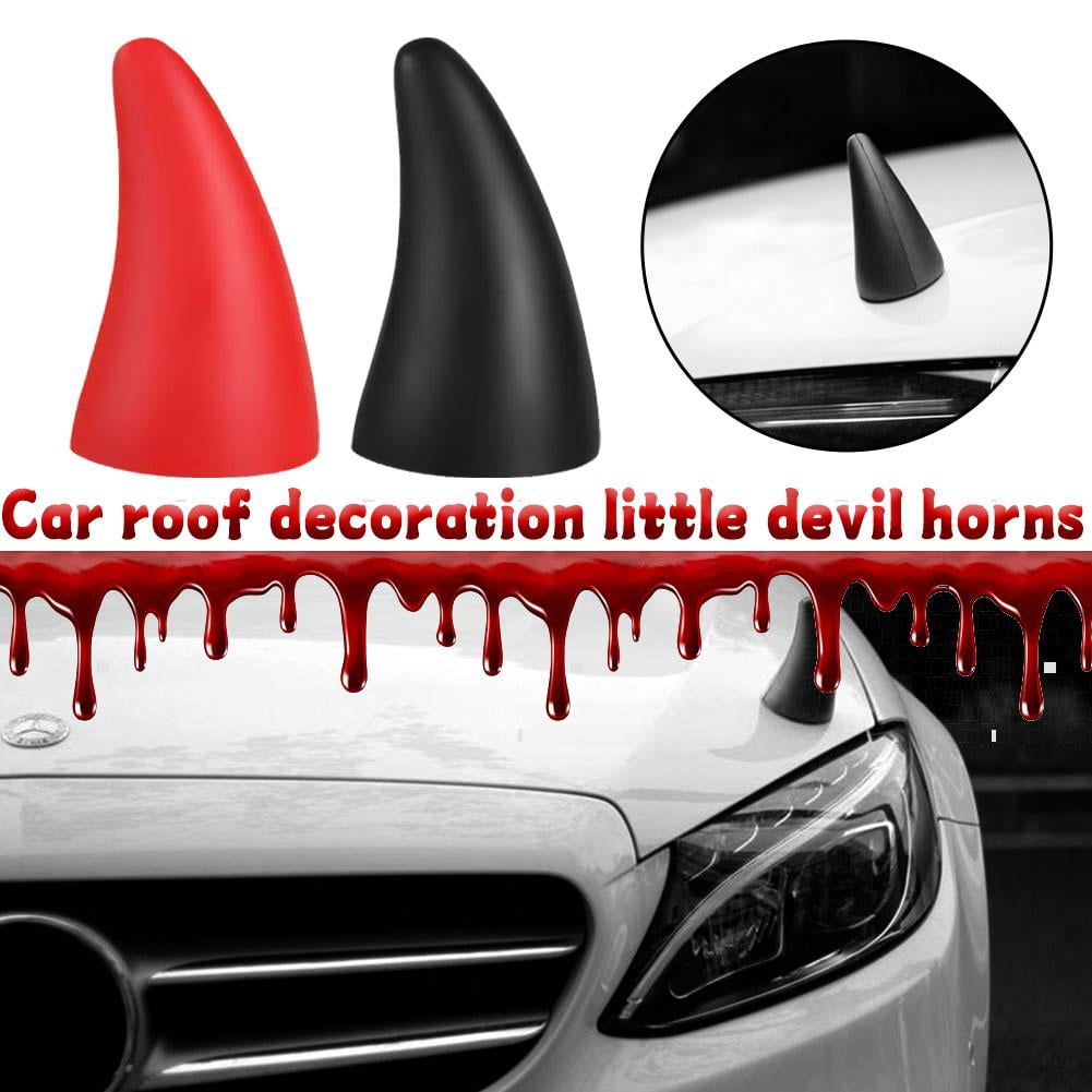 Black Devil Horns For Car