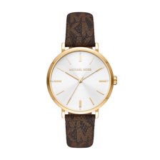 Original Michael Kors Mini Slim Runway Ladies Watch, 34mm Rose Dial ...