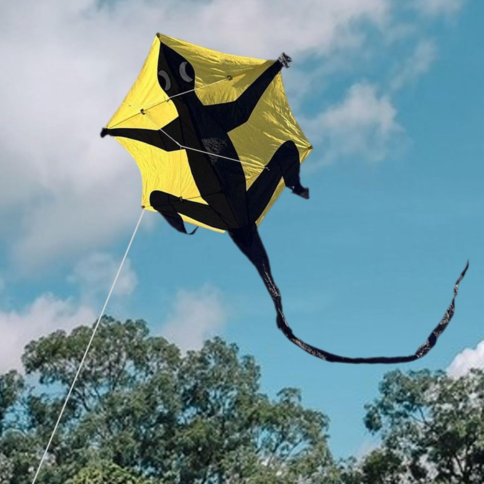 Juguete volador de cometas de animales diversión con larga línea de ...