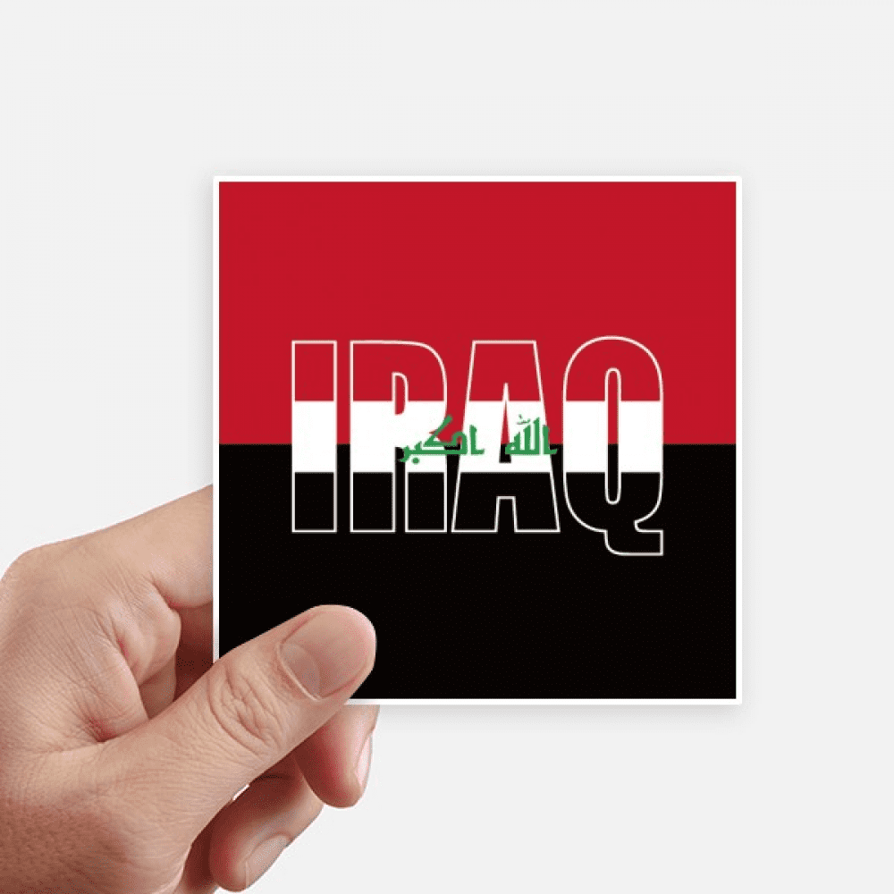 Country Flag Name Sticker Square Waterproof Stickers Wallpaper Car ...