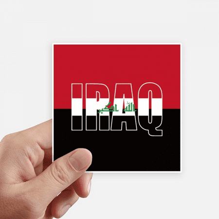 Country Flag Name Sticker Square Waterproof Stickers Wallpaper Car ...