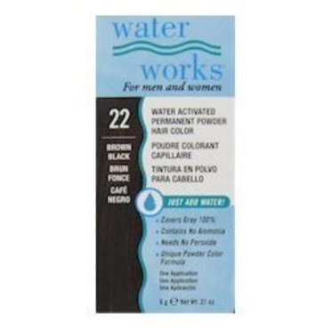 Water Works Permanent Powder Hair Color #23 Natural Dark Brown (6 Pack ...