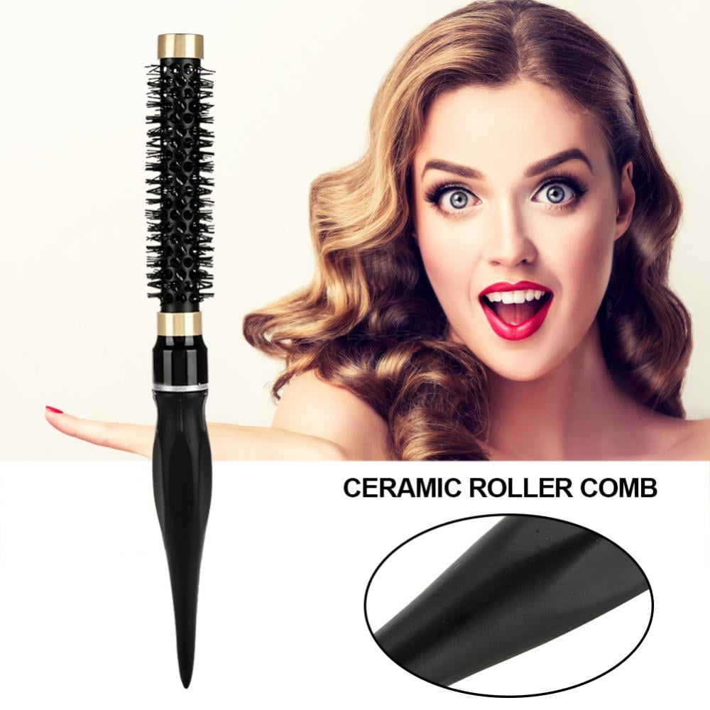 HURRISE Ceramic Comb Professional Salon Styling Tool Curly Hair Brush ...