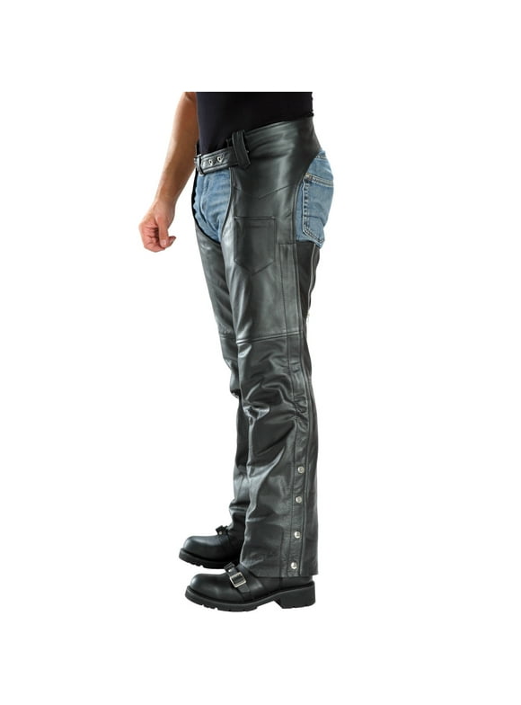 Motorcycle Leather Chaps in Motorcycle Chaps - Walmart.com