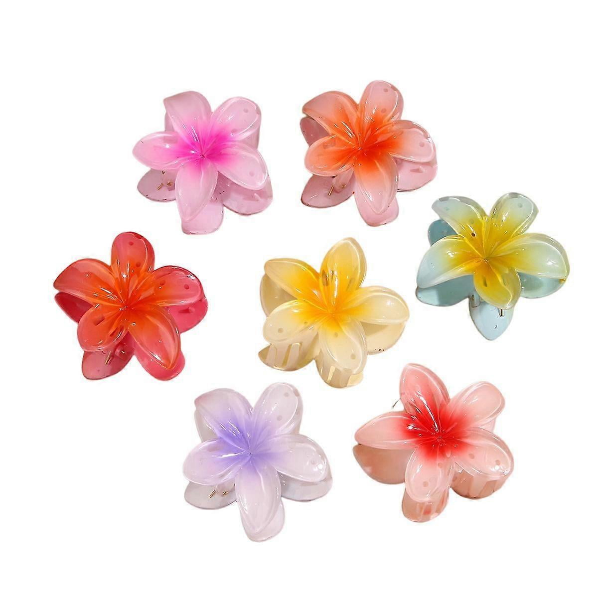 pinzas para el pelo con flores hawaianas. Un regalo maravilloso. Pinzas ...