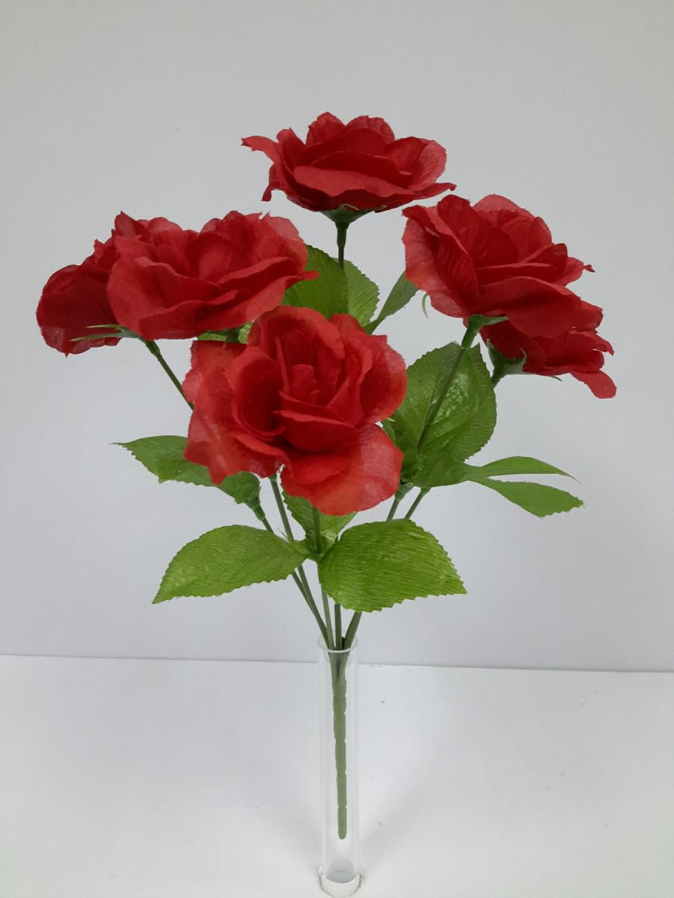 Mainstays Artificial Flower Red Rose Pick - Walmart.com - Walmart.com