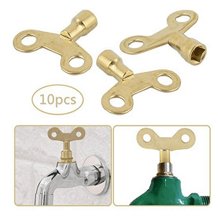 TILIYHELLO 10 Pieces Tap Water Wrench Radiator Wrench Solid Radiator ...